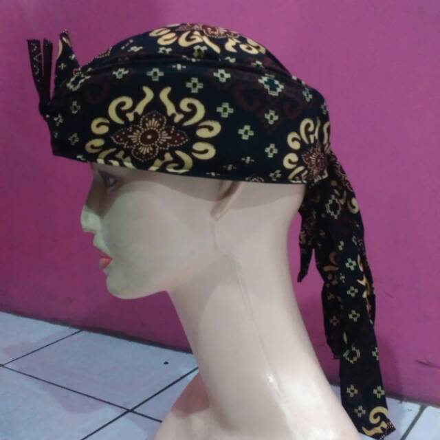 Jual Ikat iket Kepala Dewasa adat Sunda motif batik | Shopee Indonesia