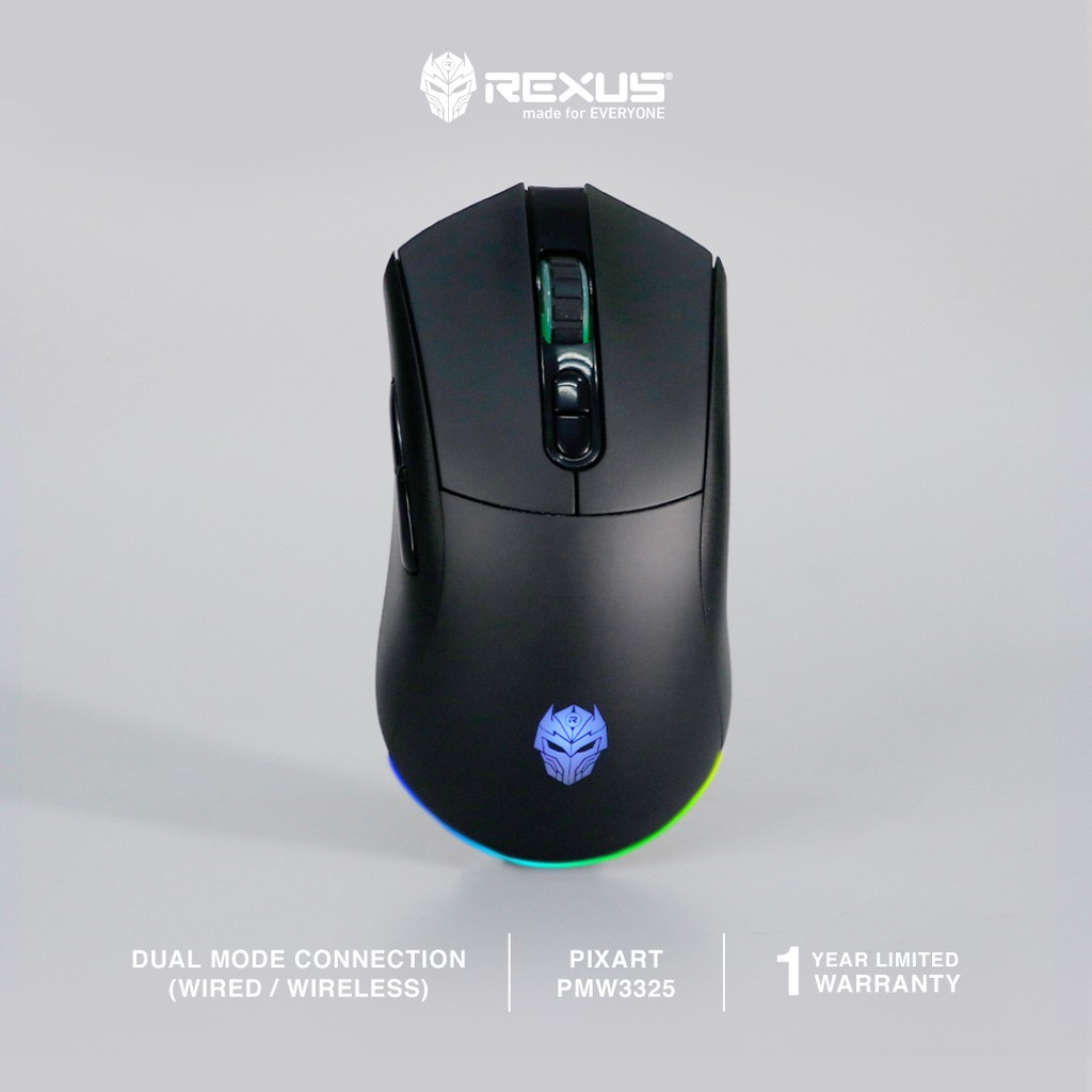 Rexus Mouse Wireless Gaming Arka 107 Dual Connection | Shopee Indonesia