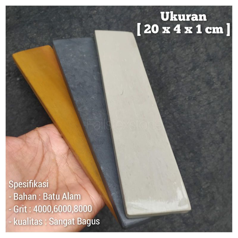 Jual BATU ASAH PISAU SADAP KARET 1 SET 3 PCS DIMENSI 20X4X1CM | Shopee ...