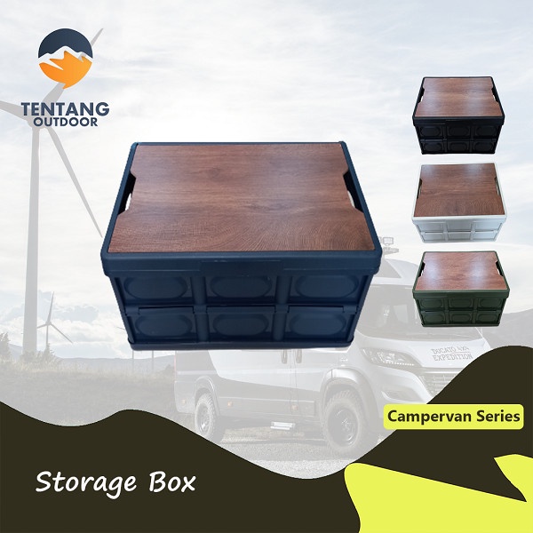 Jual Storage Box 55 Liter Kotak Lipat Outdoor Camping Campervan Box ...