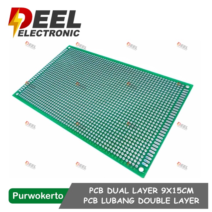 Jual PCB DUAL LAYER 9X15CM PCB LUBANG DOUBLE LAYER PCB MATRIX 9x15CM ...