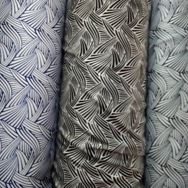Jual Kain Motif Monokrom Motif Salur Harga per Meter | Shopee Indonesia