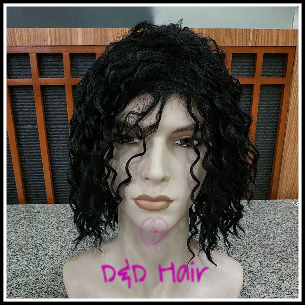 Jual Wig Rambut - Wig Pria - Wig Kribo - D&D1055 - Black | Shopee Indonesia