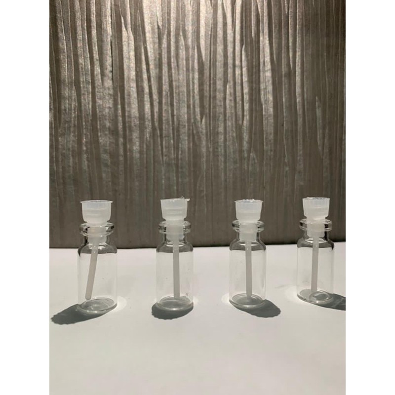 Jual botol penisilin/botol tester/botol parfum/botol kaca 3ml | Shopee ...