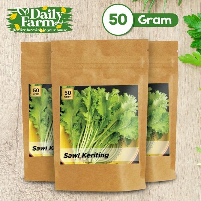 Jual Benih Sayur Sawi Samhong - Sawi Keriting ( 50 Gram ) | Shopee ...