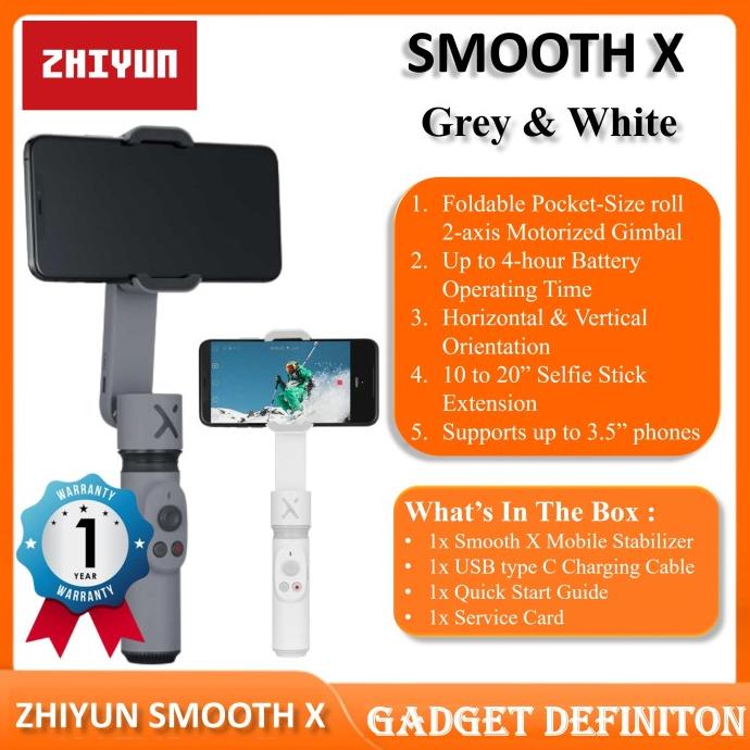 Jual Zhiyun Smooth X Stabilizer Smartphone Gimbal - Terbaru Dari Smooth 4 Dp | Shopee Indonesia