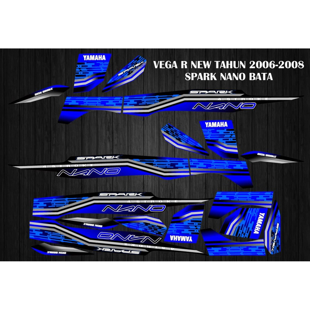 Jual decal striping stiker motor vega r new spark nano bata | Shopee ...