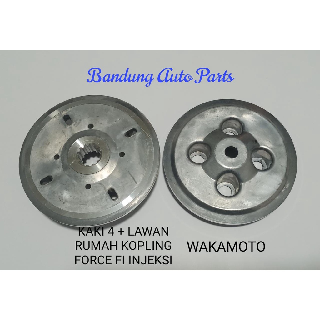 Jual KAKI 4 + LAWAN RUMAH KOPLING FORCE FI INJEKSI / LOKAL WAKAMOTO | Shopee Indonesia