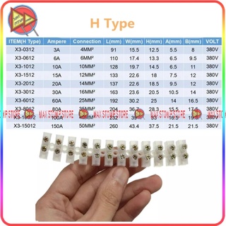 Jual Terminal Krustin Crustin Terminal Blok Kabel Listrik 1 Sisir Hitam ...