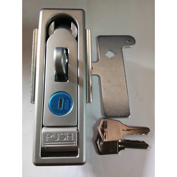 Jual Kunci Panel Pushlock MS 104C-3-1G.2 / Push Lock Handle MS104C-3-1G.2 merk Hengzhu (Abu Doff ...