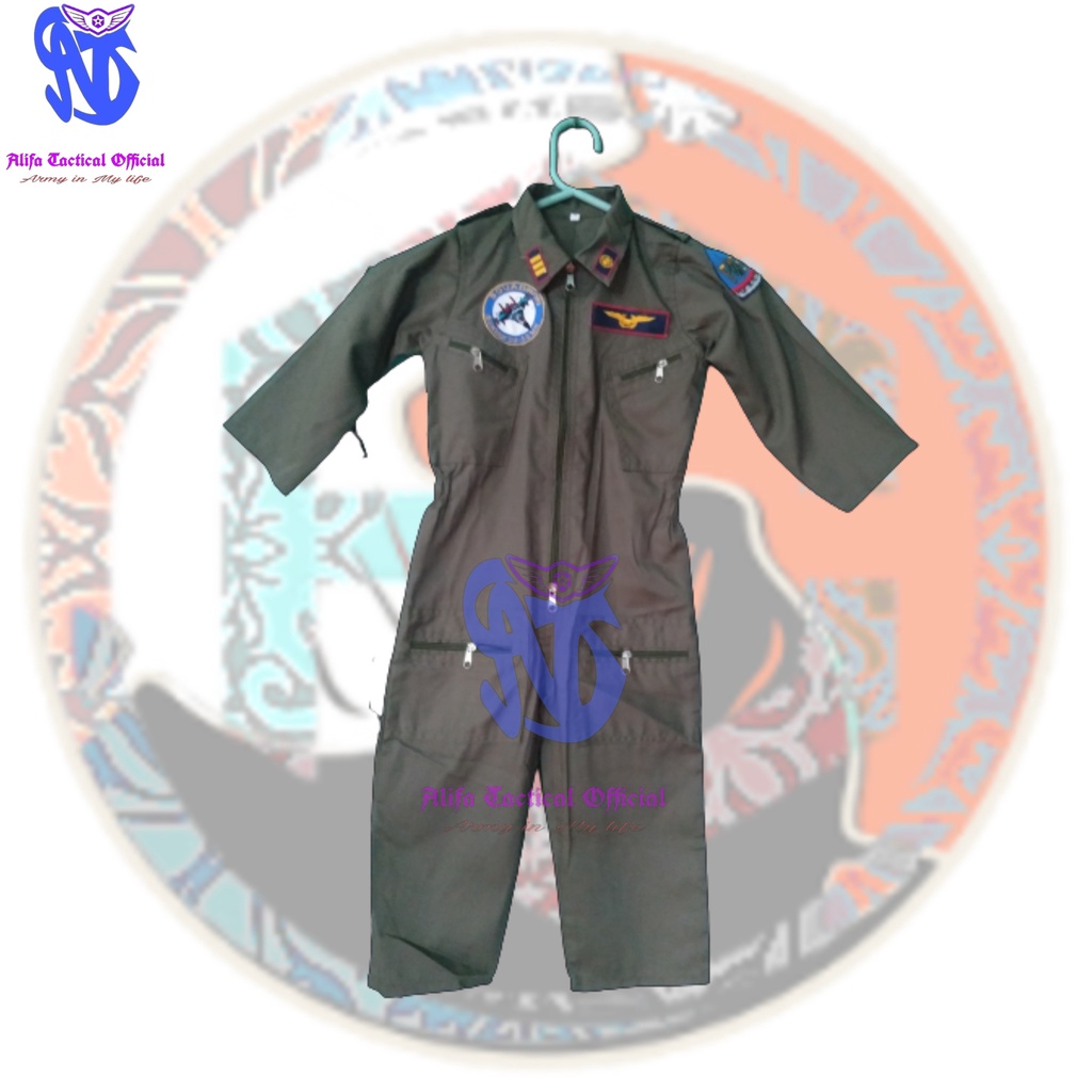 Jual Baju Profesi Anak Pilot Pesawat Tempur jenis Wearpack Coverall ...