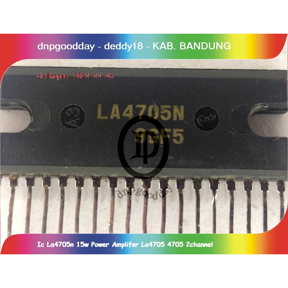 Jual Ic La4705n 15w Power Amplifer La4705 4705 2channel | Shopee Indonesia