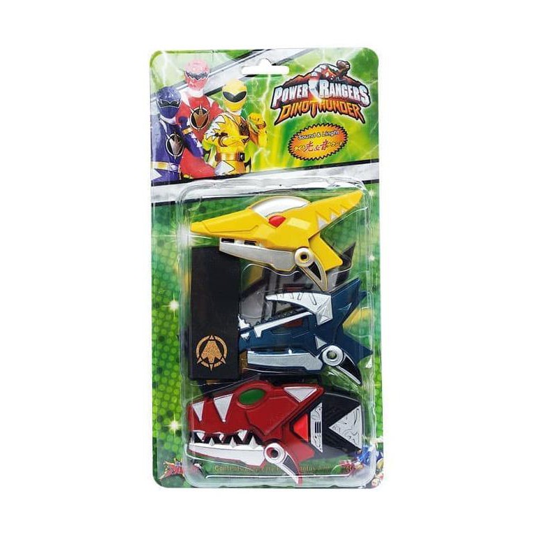 Jual Mainan Anak Jam Power Ranger Dino-Gelang Robot Jam Dino Thunder ...