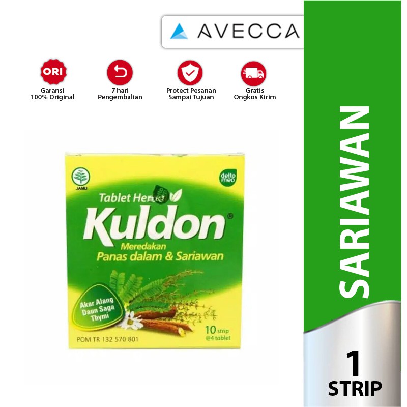 Jual Kuldon Sariawan 1 Strip @4 Tablet / Obat Sariawan | Shopee Indonesia