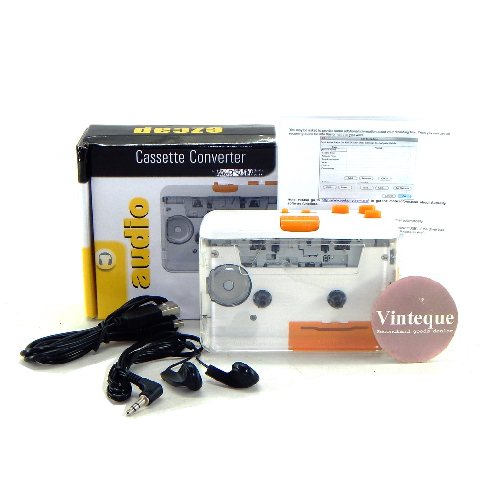 Jual Walkman Player Ezcap Casette Converter Recording Konverter USB Hi ...