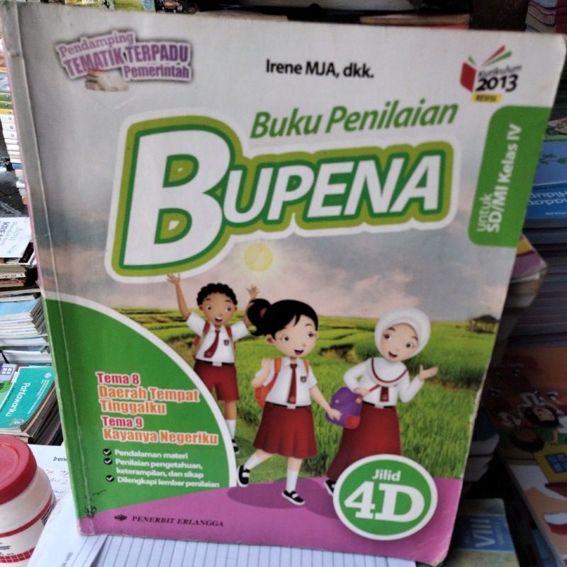 Jual BUKU PENILAIAN BUPENA JILID 4D UNTUK SD/MI KELAS IV KURIKULUM 2013 | Shopee Indonesia