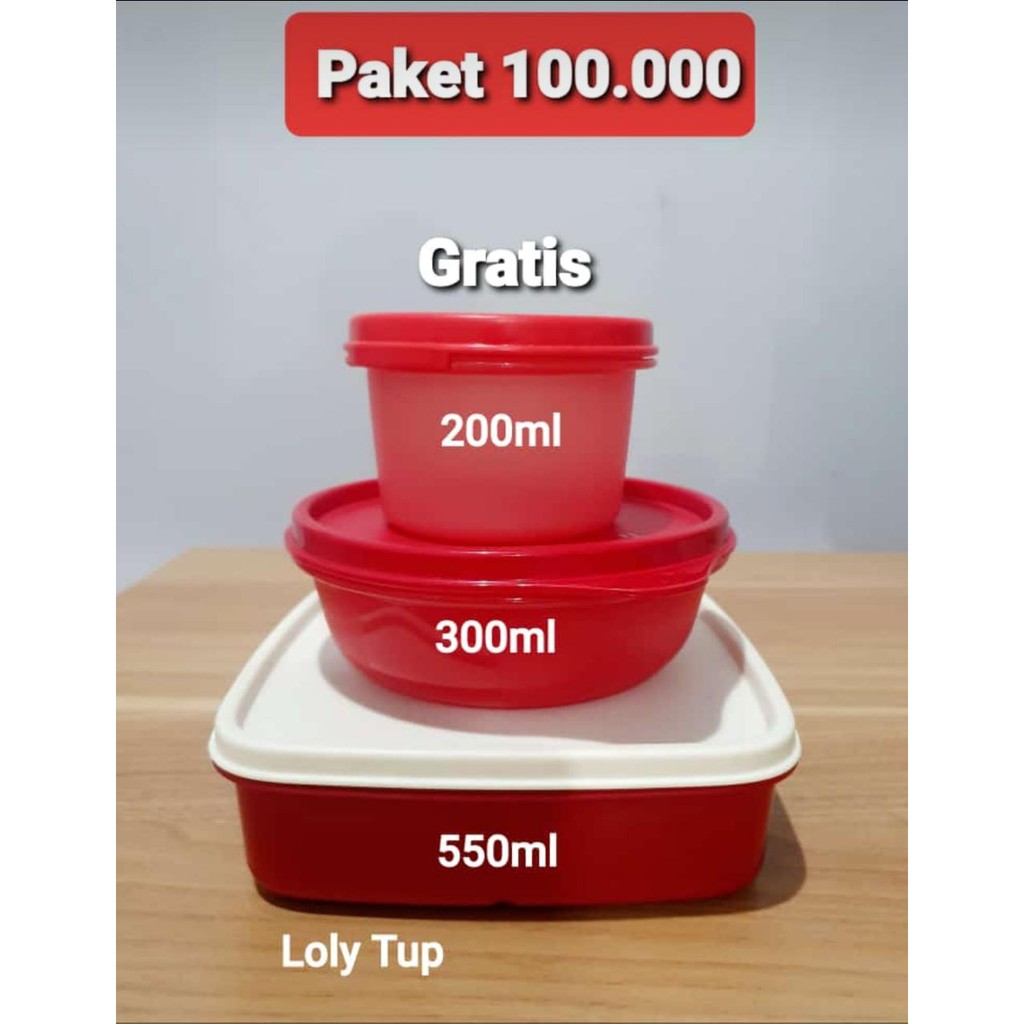 Jual PROMO TUPPERWARE!!!! Parcel Tupperware 100K | Shopee Indonesia