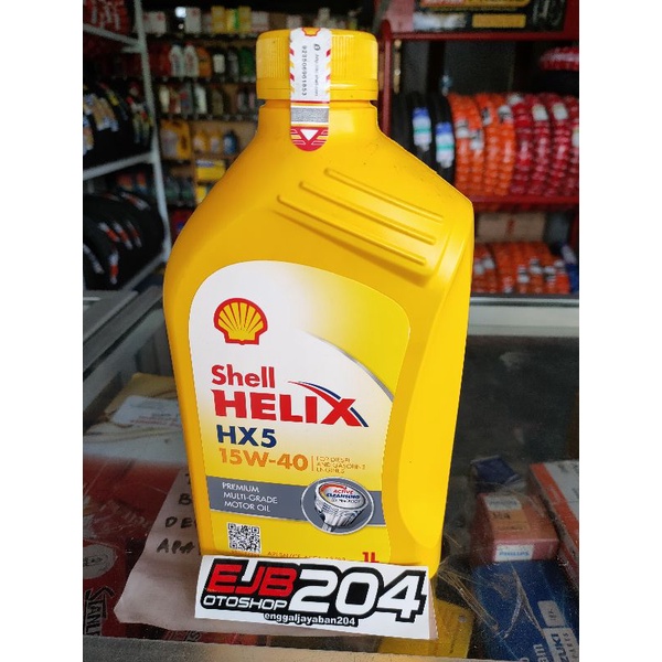 Jual Shell Helix HX5 15-40 1ltr Fullysyntetis | Shopee Indonesia