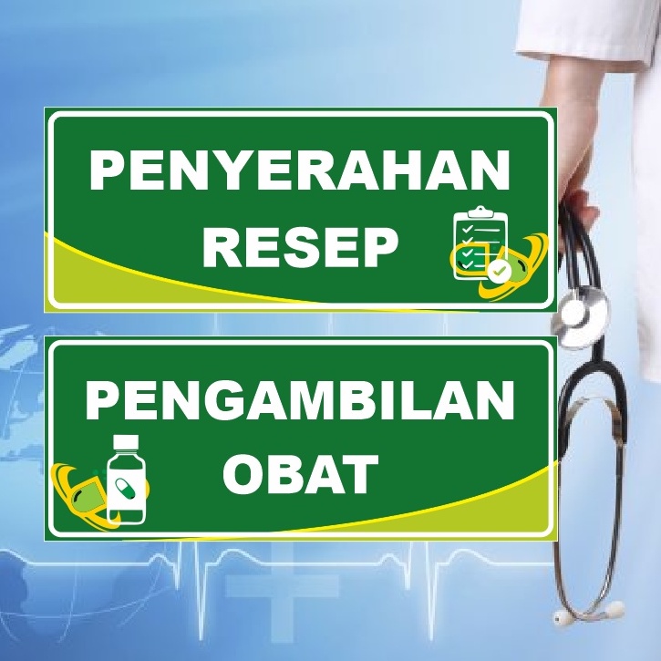 Jual STIKER PENYERAHAN RESEP DAN PENGAMBILAN OBAT CUSTOM WATERPROFF ...