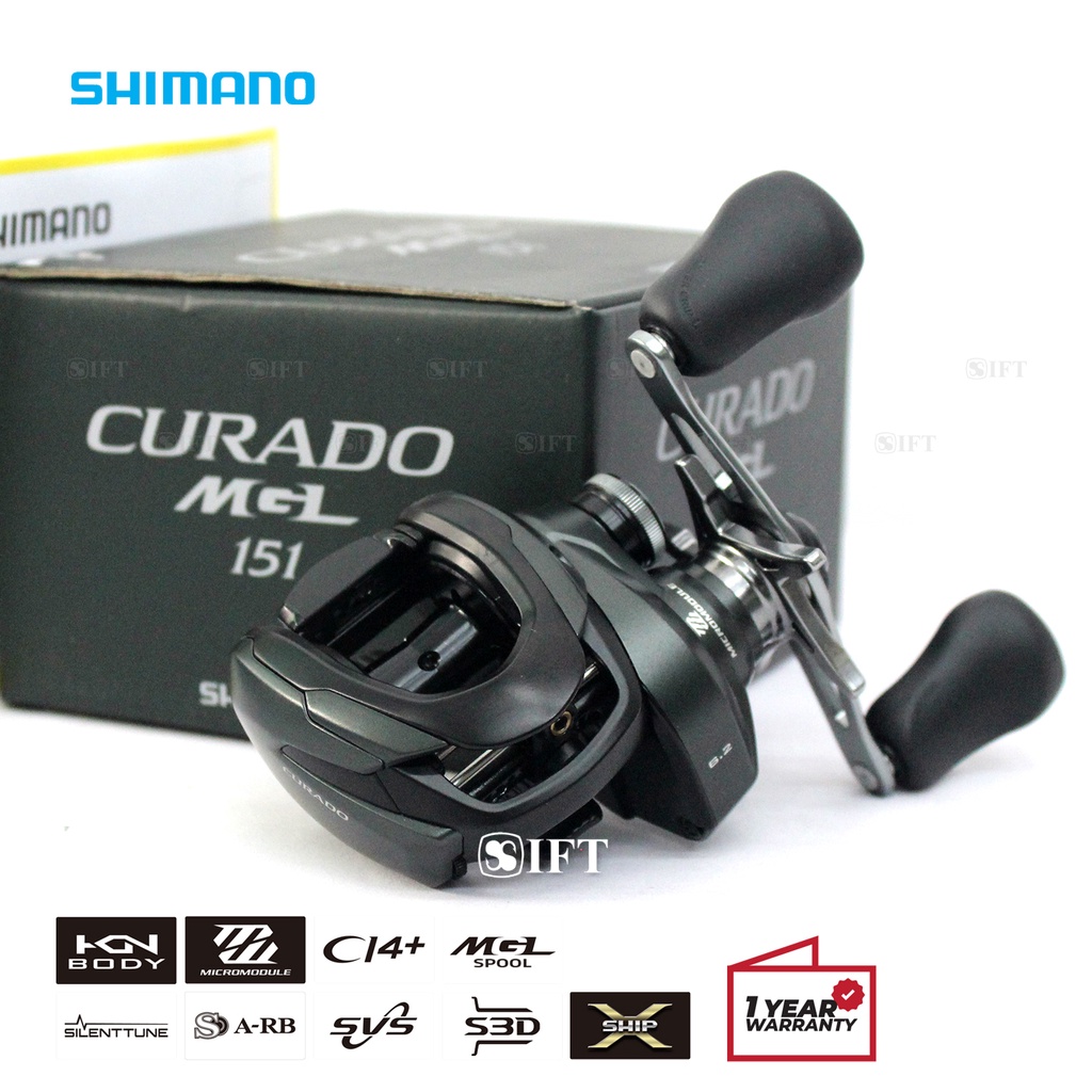 Jual Reel BC Shimano CURADO MGL [2021] | 151 HG/XG Bait Casting Resmi | Shopee Indonesia