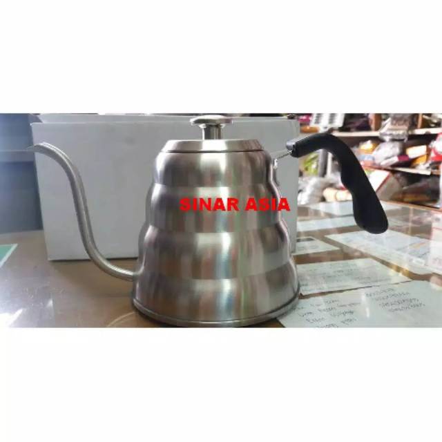 Jual Teko Leher Angsa Panjang Termometer 12000ml Gooseneck Kettle ...