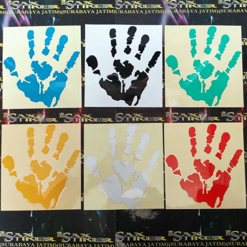 Jual stiker cutting telapak tangan ukuran besar Indonesia|Shopee Indonesia