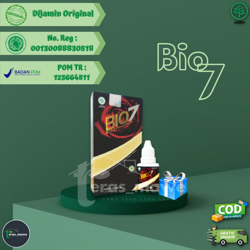 Jual BIO SEVEN | BIO 7 | JAMU TETES TRADISIONAL | OBAT HERBAL | OBAT ...