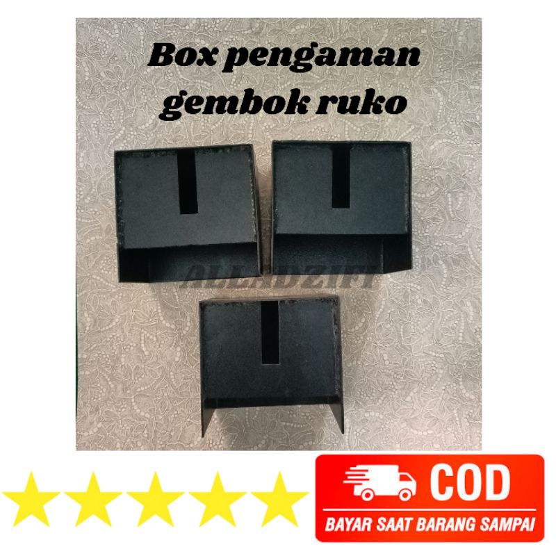 Jual Box Pengaman Gembok Folding gate, lepas pasang, tanpa las, anti ...