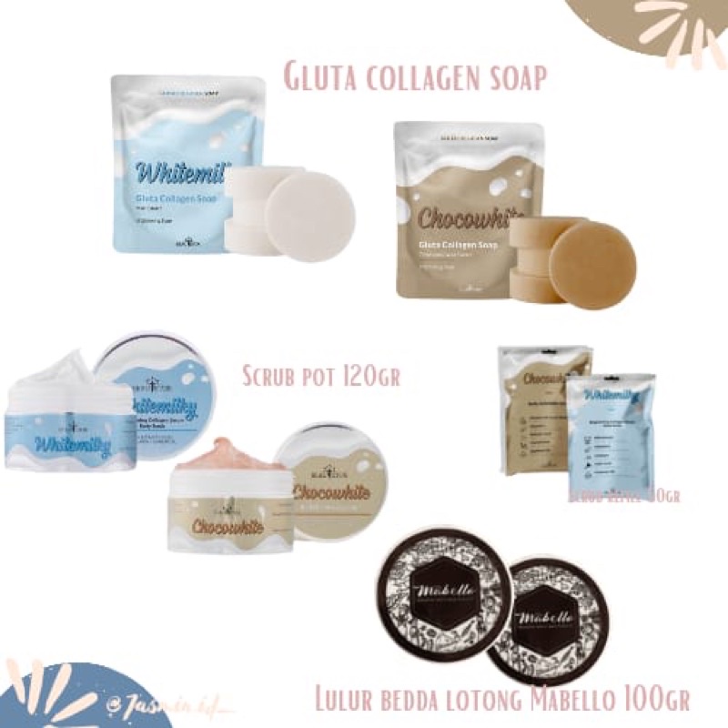 Jual Bodyscrub beautetox chocowhite whitemilky 120gr Lulur bedda lotong ...