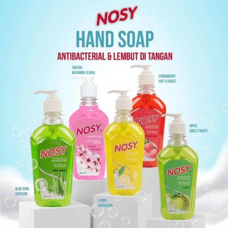 Jual Nosy Hand Soap 420 ml ( Botol dan Pouch ) | Shopee Indonesia