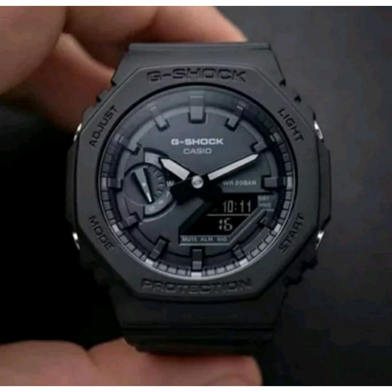 Jual Jam Pria GShock GA2100 GA 2100 New Rubber Carbon Ori BM Fullset ...