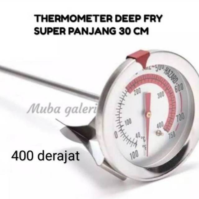 Jual THERMOMETER MINYAK GORENG MAKANAN MINUMAN KOPI SUSU THERMOMETER ...