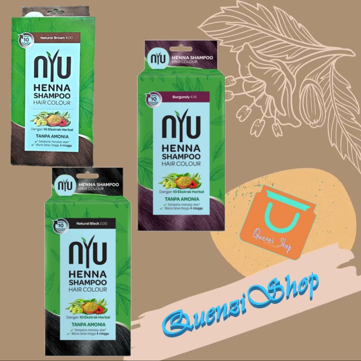 Jual NYU Henna Shampoo Hair Colour - SHAMPO RAMBUT Indonesia|Shopee ...