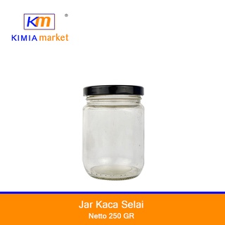 Jual Kemasan Jar Kaca / Jar Selai ukuran 250grm KC 07 | Shopee Indonesia