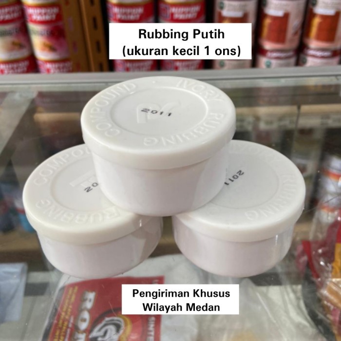 Jual RUBBING COMPOUND KECIL / RUBBING PUTIH KECIL / IVORY COMPOUND ...