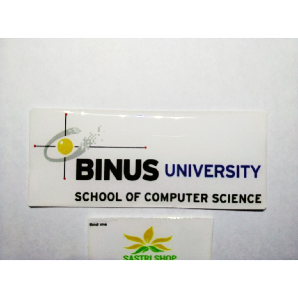 Jual Stiker Timbul atau Stiker Emblem Universitas Binus Limited Edition ...