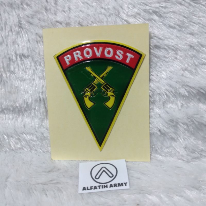 Jual Alfatih Army Stiker Timbul Provost TNI Segitiga 5x7 cm Motor ...