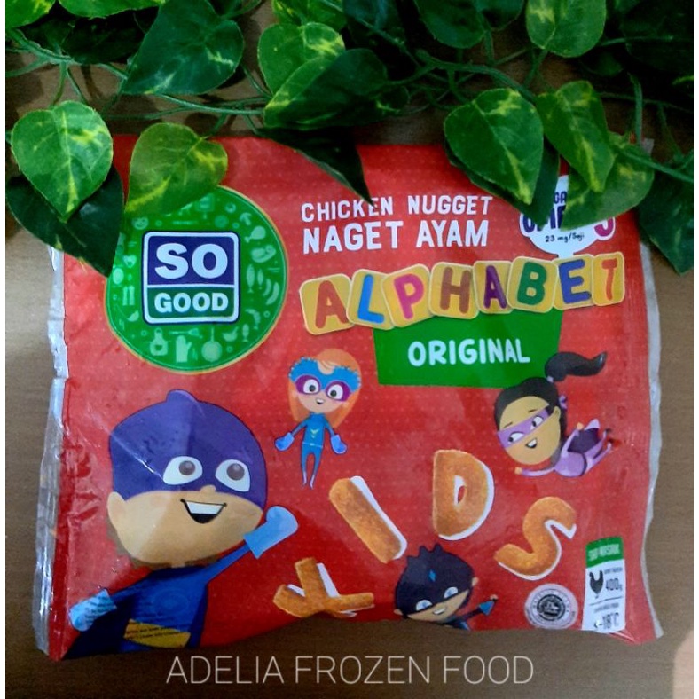 Jual SOGOOD Chicken Nugget Alphabet 400gr | Shopee Indonesia