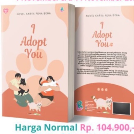 Jual Buku Novel I Adopt You Novel Original Penerbit LovRinz | Shopee Indonesia