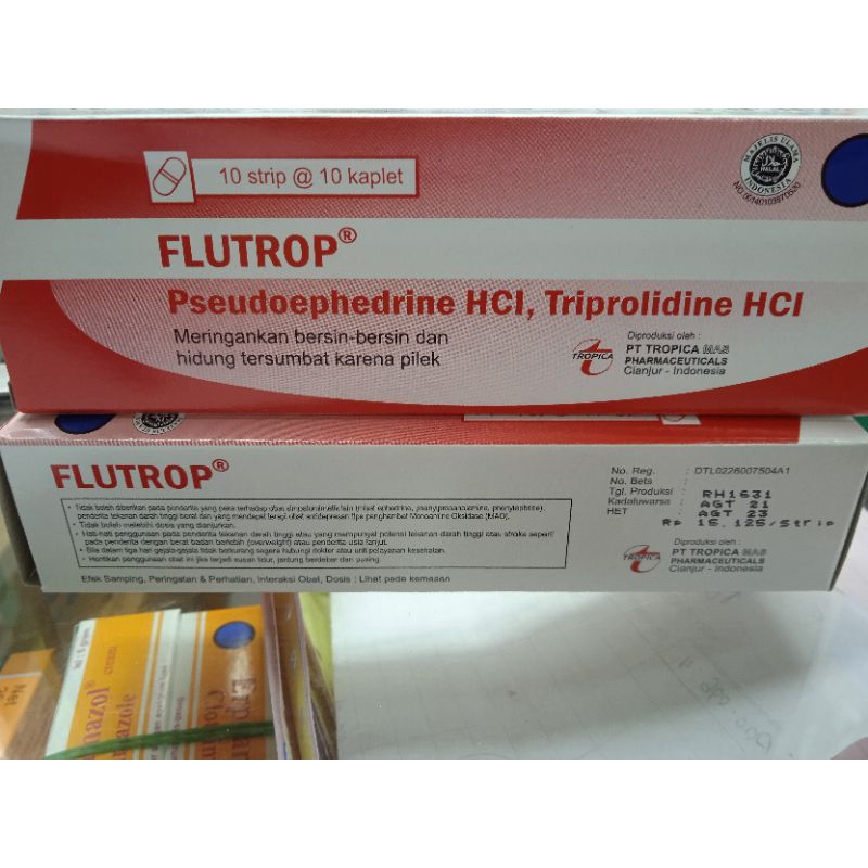 Jual Flutrop tablet obat influenza box | Shopee Indonesia