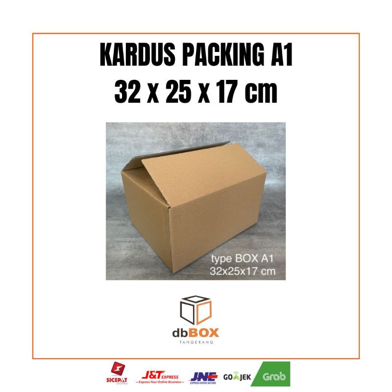 Jual BOX CCM 32x25x17 cm | BOX A1 | KARDUS PACKING BUKAAN ATAS BAWAH ...