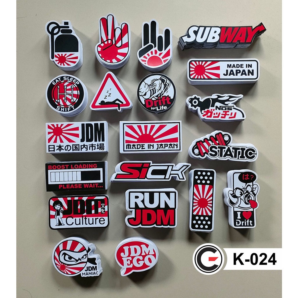 Jual STICKER PACK JDM ISI 20 pcs. STIKER KARAKTER , STIKER UNIK ...