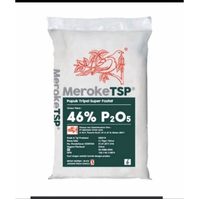 Jual pupuk TSP 46% Pupuk Meroke tsp 50 kg | Shopee Indonesia