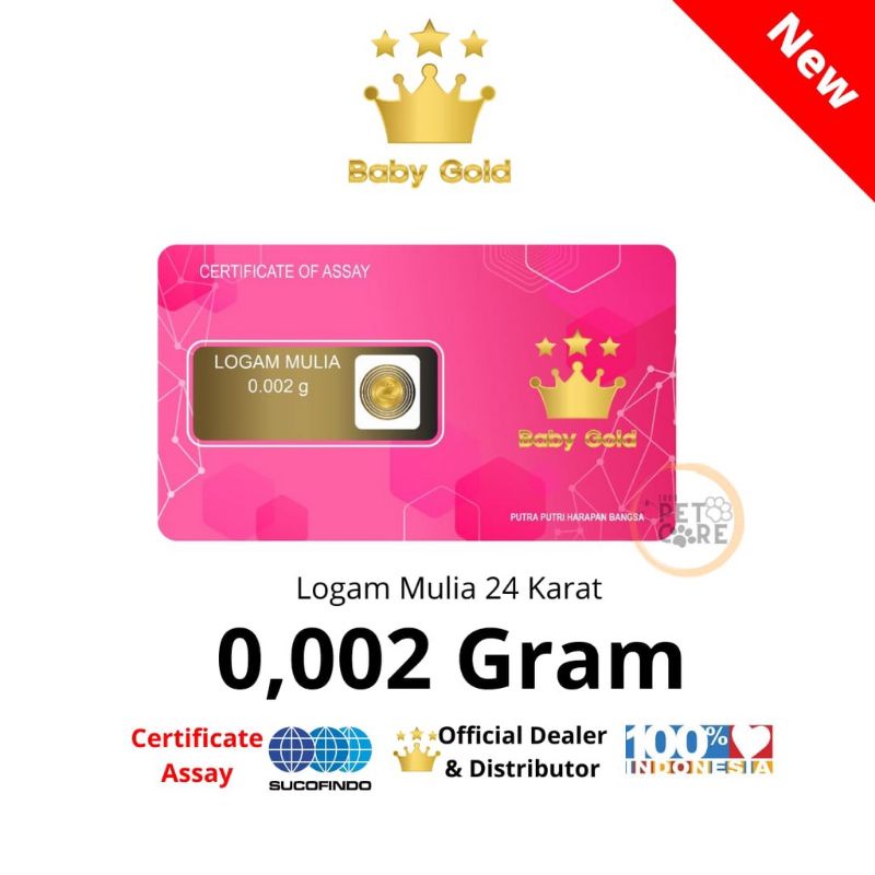 Jual Baby Gold 0,002 GRAM Emas mini Murni Logam Mulia 24 Karat 0,002g ... Jual Baby Gold 0,002 GRAM Emas mini Murni Logam Mulia 24 Karat 0,002g ...
