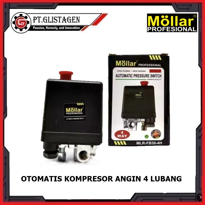 Jual Otomatis Kompresor Automatic Pressure Switch 4 Lubang 1/4"inch ...