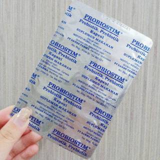 Jual Probiostim (STRIP) Probiotik Prebiotik Kapsul Suplemen Makanan ...