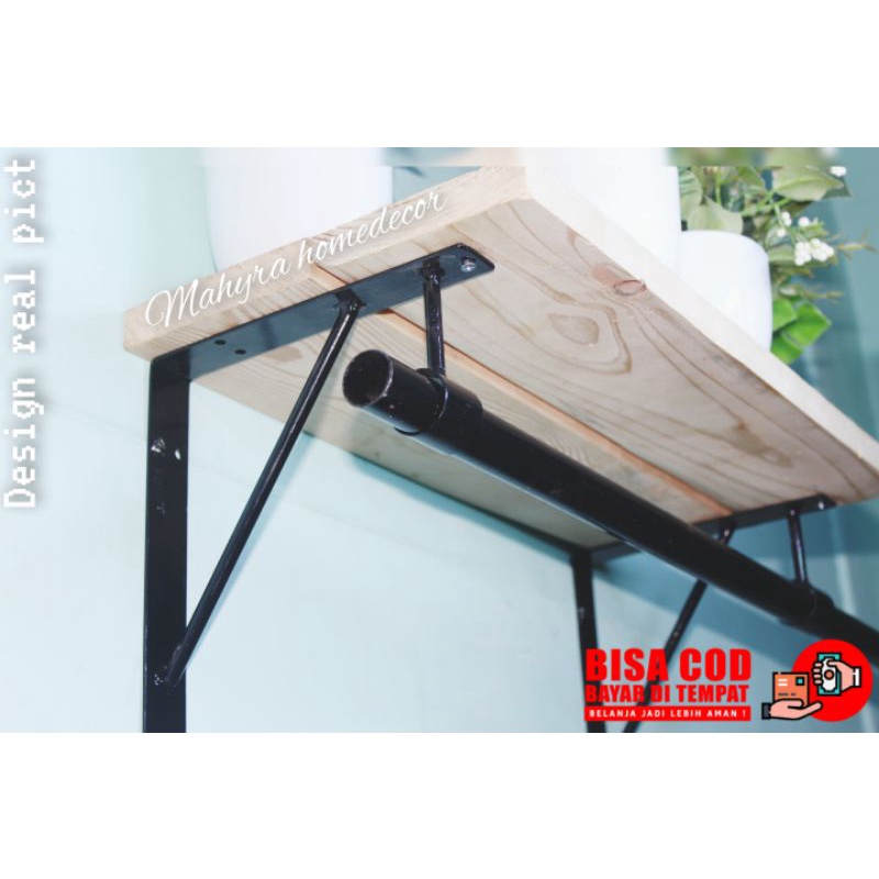 Jual RAK BESI SIKU AMBALAN HANGER MULTIFUNGSI | Shopee Indonesia