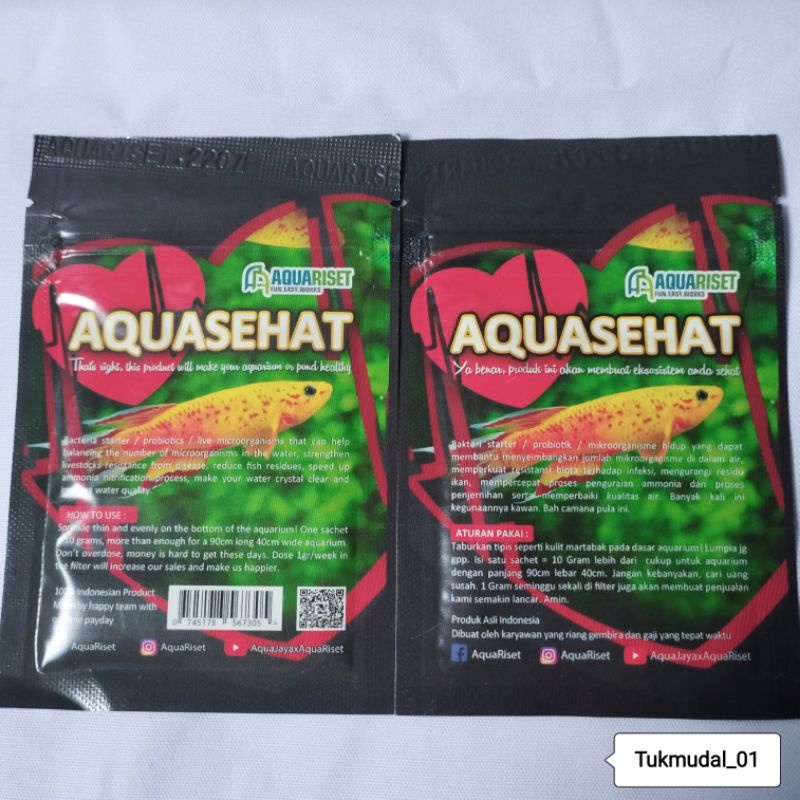 Jual Aquarium Aquascape Aquasehat Aqua Sehat Bacter Starter Bacteria ...