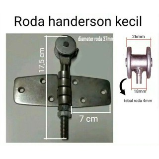 Jual Roda atas kecil roda gantung rel Henderson pintu lipat sliding ...