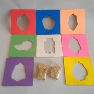 Jual Mainan edukatif/ mainan anak / KOLASE HEWAN,KOLASE BUAH,KOLASE ...